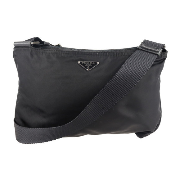 Prada | Bags | Prada Nylon Shoulder Bag Black | Poshmark